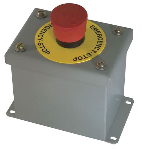 Ge Push Button Control Station 1nc Emergency Stop Push Button With