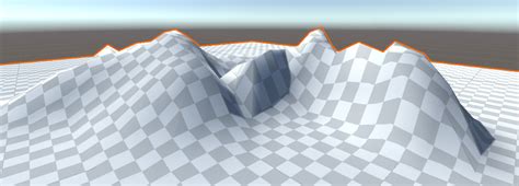 The Terrain Object With Different Heights