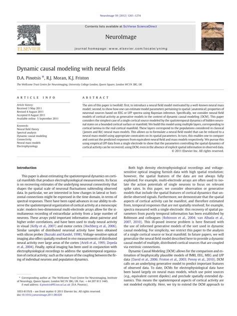 pdf dynamic causal modeling with neural fields · in visual kelly et