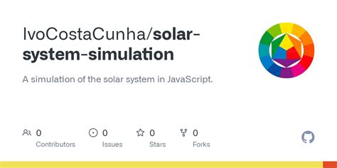 Github Ivocostacunhasolar System Simulation A Simulation Of The Solar System In Javascript
