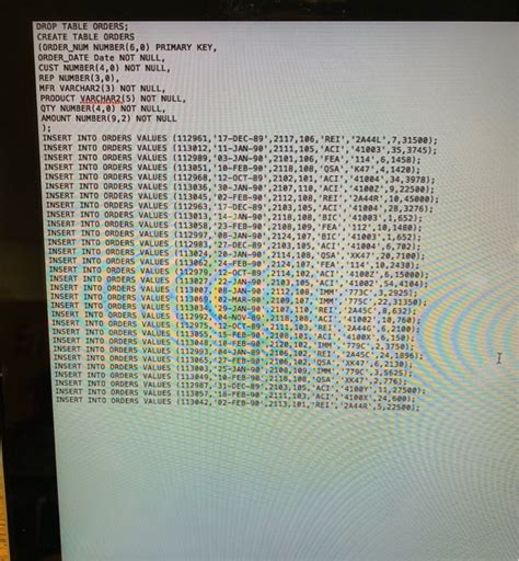 Do The Following SQL Questions The Resulting Columns Chegg
