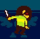 Kris Deltarune Dark World Sprite