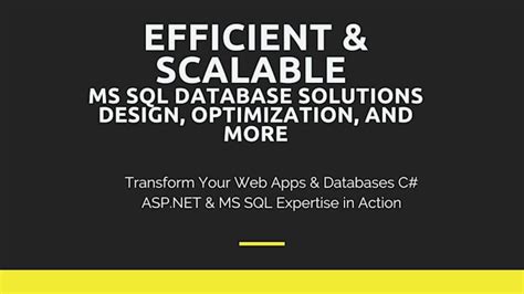 Develop Optimize Manage C Sharp Asp Net Web Apps Ms Sql Database