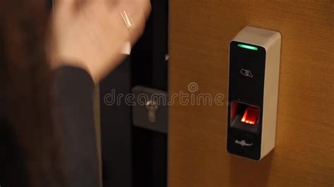 Fingerprint Scanner On The Laptop Touchpad Surface Touchpad With A Zone To Touch The Human