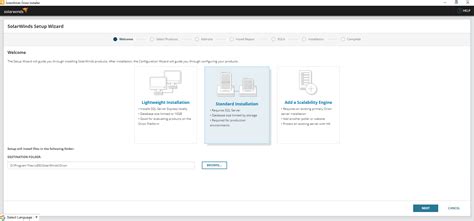 how to install solarwinds orion platform cary sun