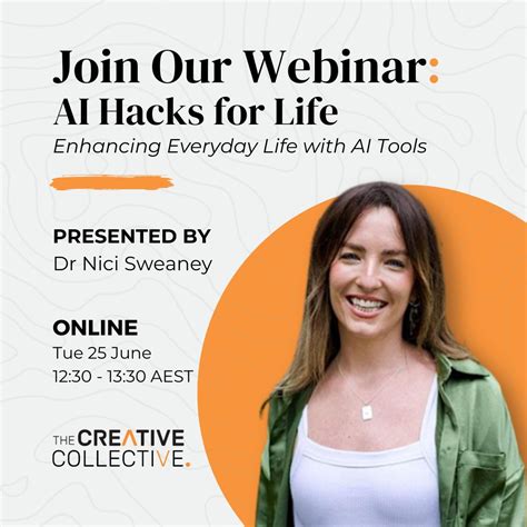 The Creative Collective On Linkedin Webinar Ai Hacks For Life