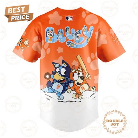 New York Mets Mlb X Bluey Night 2025 Limited Edition Baseball Jersey