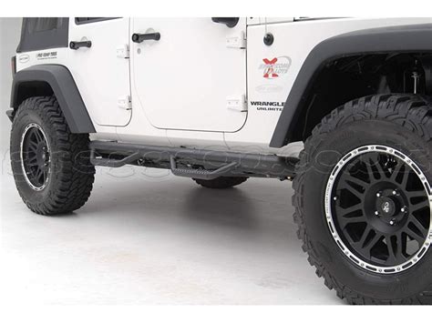 Jeep Wrangler Jk 4 Doors Black Nerf Side Steps Smittybilt