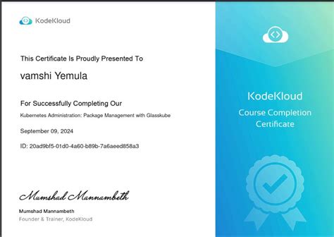 glasskube a new package manager for kubernetes vamshi yemula posted
