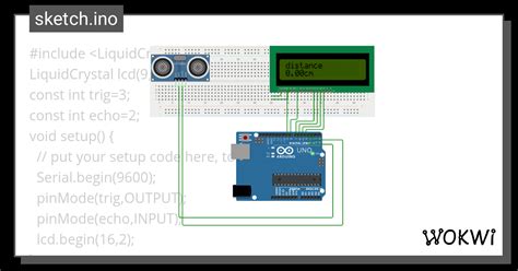 Do Khoang Cach Wokwi ESP32 STM32 Arduino Simulator