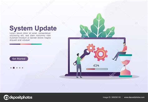 system update concept process upgrading system update replacing newer