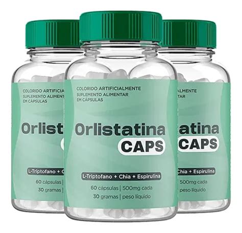 Orlistatina Caps 60 Cápsulas Original Aprovado Anvisa Parcelamento