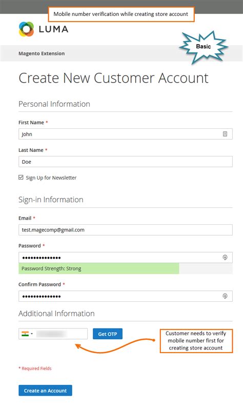 Mobile Number Verification While Registration Support Portal For Magento Extensions And Services