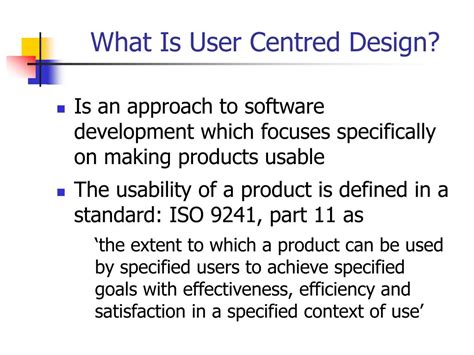 Ppt User Centred Design Powerpoint Presentation Free Download Id