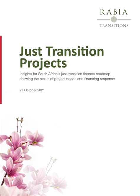 Just Transition Projects Rabia Transitions