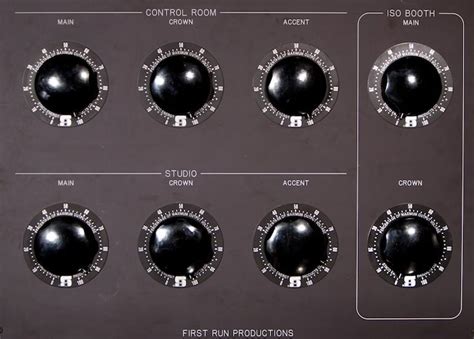 Lighting Control Panel First Run Productions