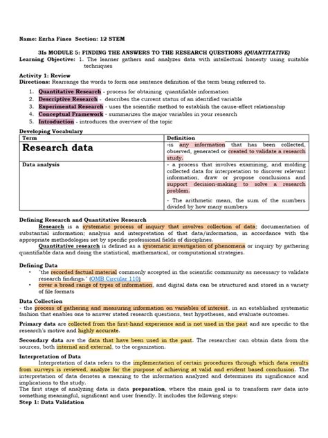 3is Module 5 Lecture Notes Pdf Statistics Level Of Measurement