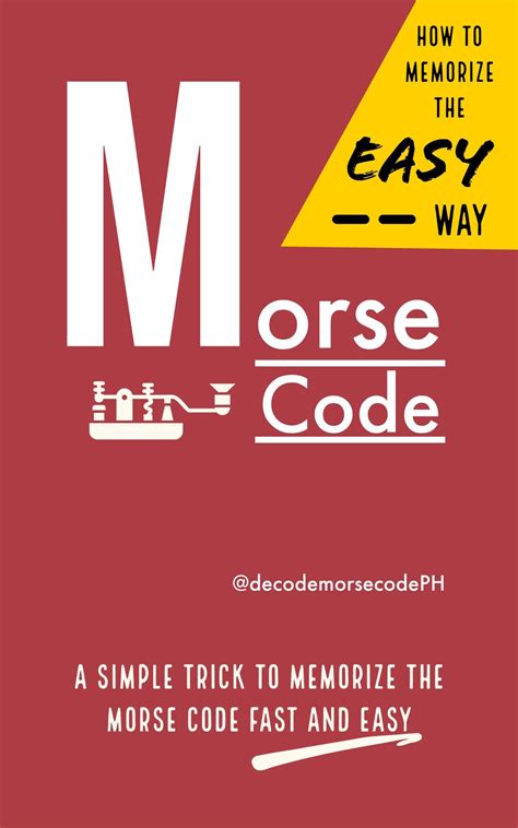 How To Memorize The Morse Code Fast Decode Morse Code Ph