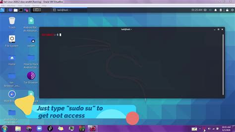 how to get root access in kali linux youtube