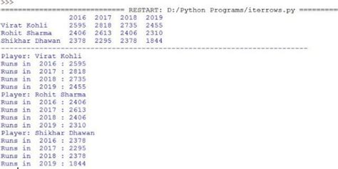 Comprehensive Notes On Dataframe Iteration Class 12 IP Along With Add Row Columns