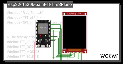 Esp32 Ili9341 Clock Tfto Copy Wokwi Esp32 Stm32 Arduino