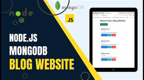 Vaddi Govardhan On Linkedin Create Blog Website With Nodejs And Mongodb🚀 Step By Step Tutorial