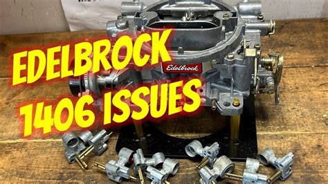 Why The Edelbrock 1406 Isnt A Performance Carburetor Youtube