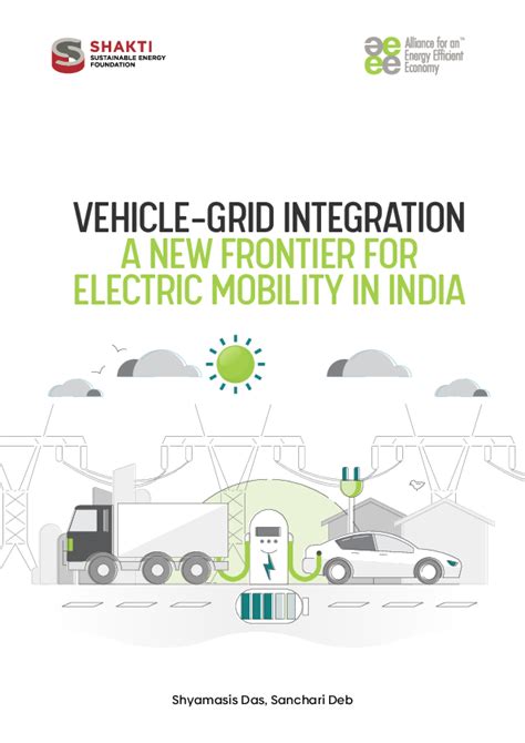 Pdf Vehicle Grid Integration A New Frontier For Electric Mobility In