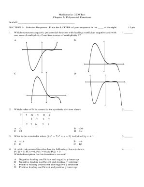 Fillable Online Ch Sec Graphing Polynomial Functions Part II YouTube Fax Email Print