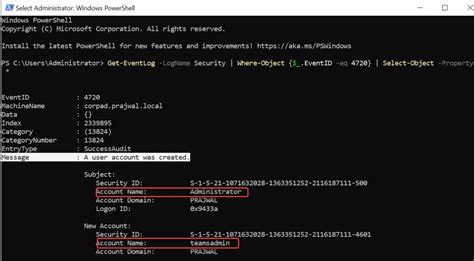 Find Who Created A User Account In AD Prajwal Desai