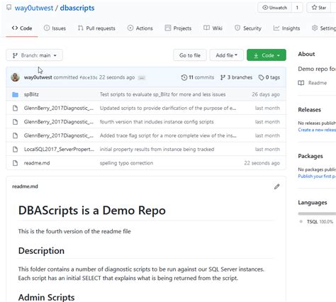 Basic Git For DBAs Making Changes In GitHub SQLServerCentral