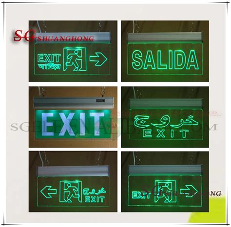 Exit Indicator Lamp Exit Lights Illuminated Exit Signs Emergency Lighting Buy Exit Indicator