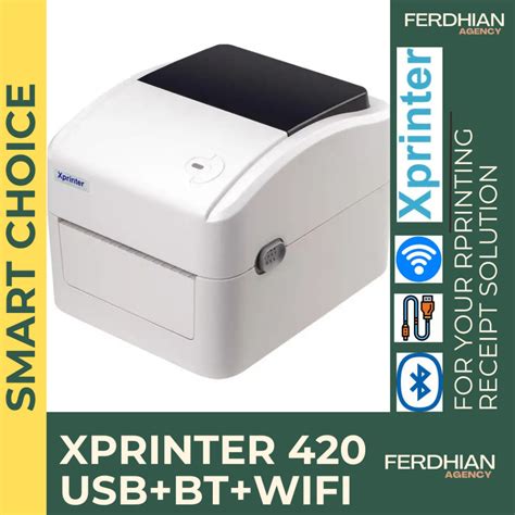 Jual Xprinter XP420B Printer TERMURAH Barcode Label Thermal A6 110mm ...