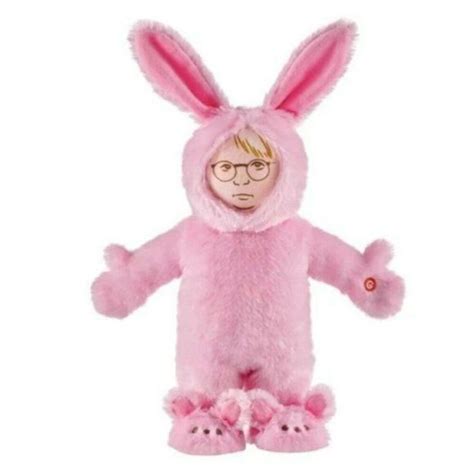 Holiday A Christmas Story Ralphie Pink Bunny Suit Side Stepper Musical Toy Poshmark
