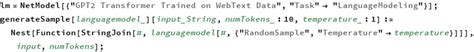 Gpt2 Transformer Wolfram Neural Net Repository