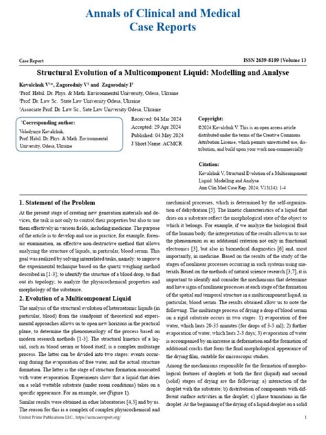 Structural Evolution Of A Multicomponent Liquid Modelling And Analyse Pdf Liquids Colloid