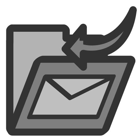 folder inbox icon free svg