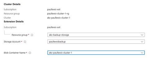 Using Aks Backup To Backup And Restore Your Kubernetes Clusters Paul Lewis — ☁️ Cloud