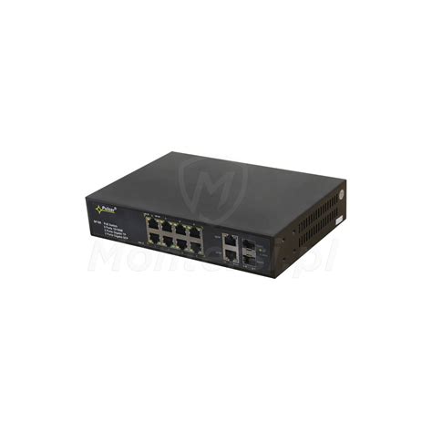 SF108 - 10-portowy switch PoE