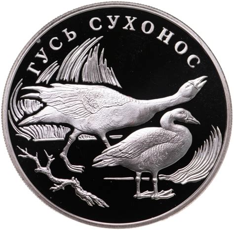 Монета 1 рубль 2006 СПМД гусь сухонос стоимостью 4138 руб.