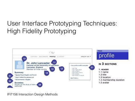 User Interface Prototyping Techniques High Fidelity Prototyping Ppt