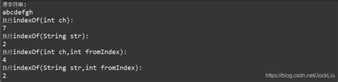 Javastring类中indexof的用法indexofstring Str Csdn博客