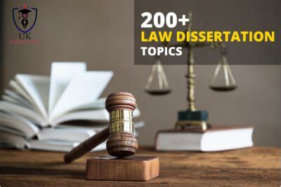 Law Dissertation Topics To Ace Your Research In