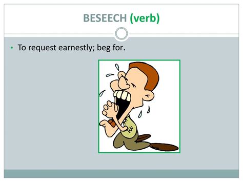 Ppt Key Vocabulary Insights Understand Beseech Blandishment
