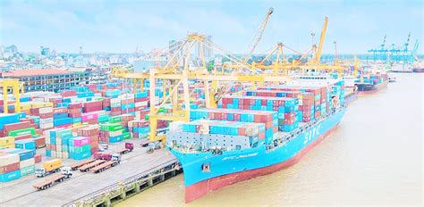 ရန်ကုန်ဆိပ်ကမ်းတံတားများတွင် ရေလမ်းကြောင်း တိုးတက်ကောင်းမွန်မှုကြောင့် အရွယ်အစား ကြီးမားသည့် ကုန