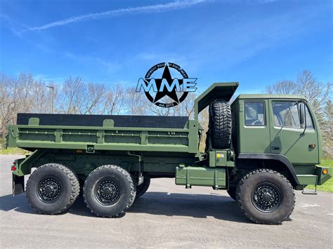 1995 Stewart Stevenson M1090 5 Ton Mtv 6x6 Dump Truck