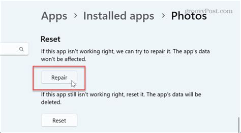 Troubleshooting Photos How To Repair The Windows Photos App