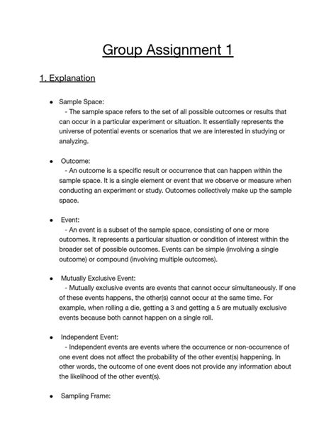 Group Assignment 1 Stat Pdf