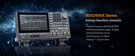 Siglent Launches Sdg3000x Waveform Generator With Advanced Pulse And Arbitrary Signal Capabilities