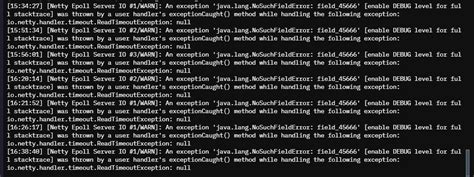 Console Periodically Errors With Java Lang NoSuchFieldError Field Issue